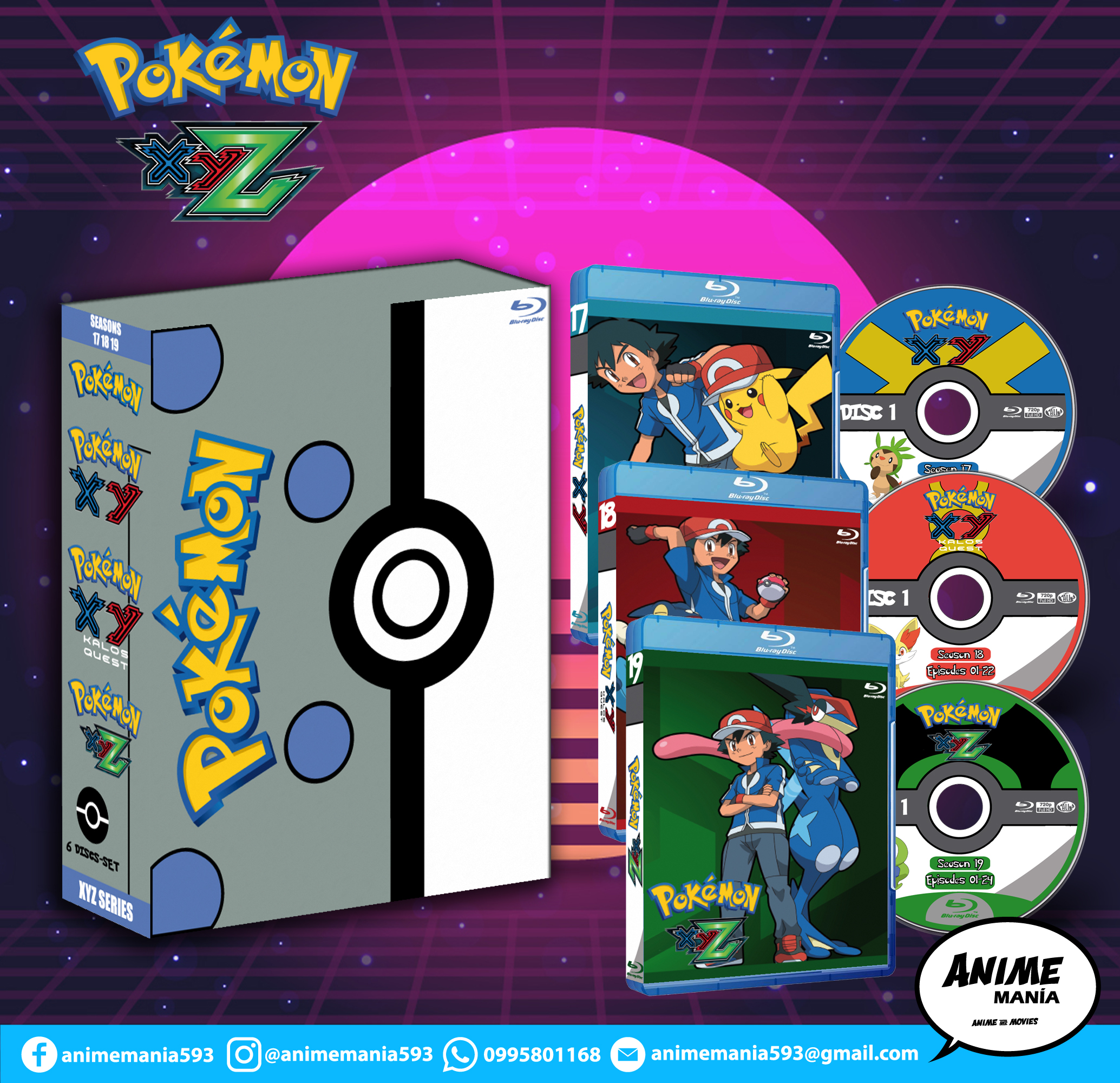 Pokemon 17-19 XYZ HD Latino - animemania593